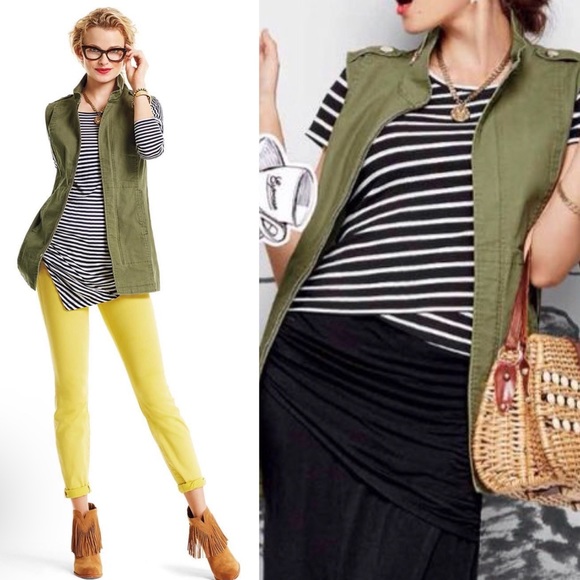CAbi | Jackets & Coats | Cabi Green Utility Explorer Vest | Poshmark